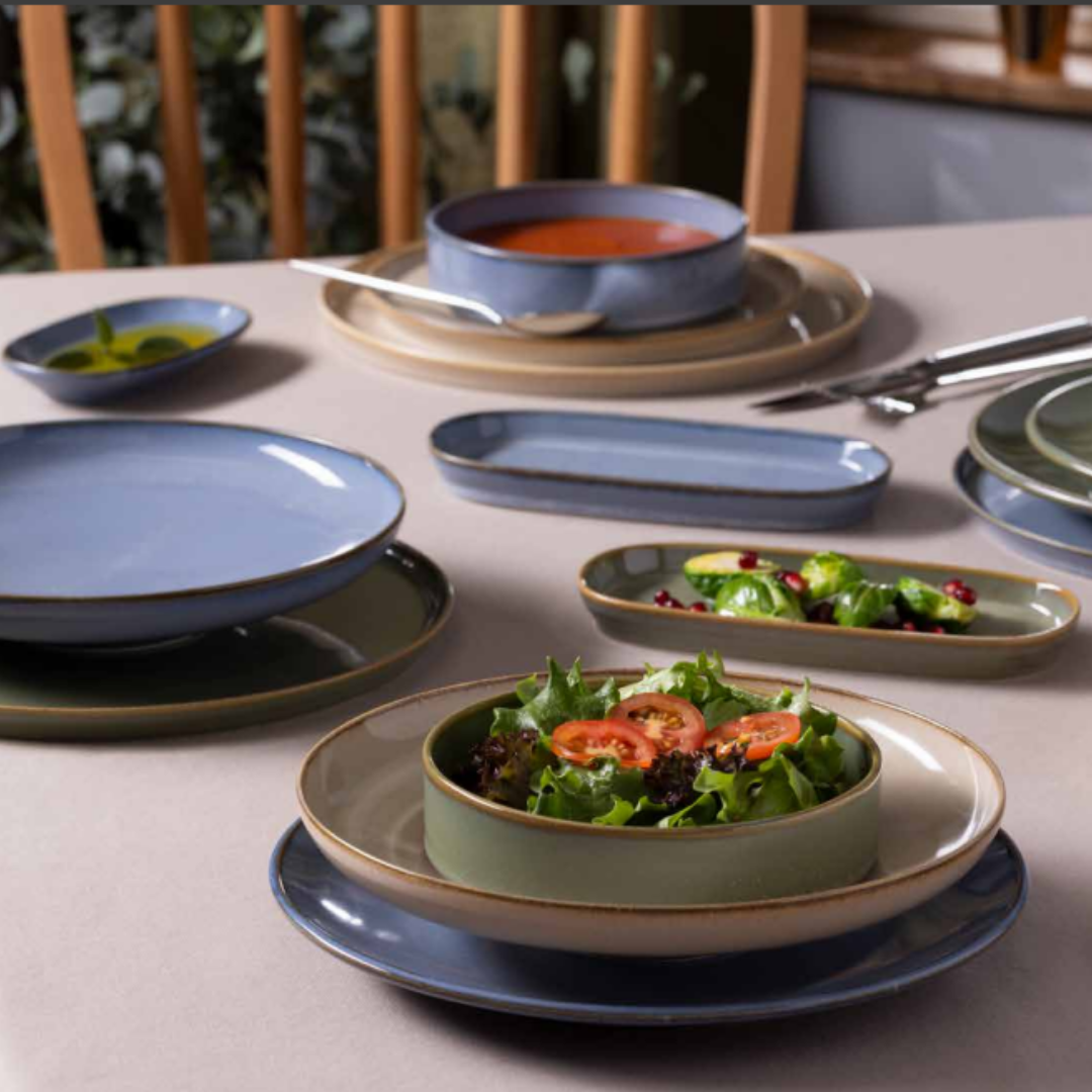BONNA Reactive Glaze Crockery – Aryavarth Hotelwares
